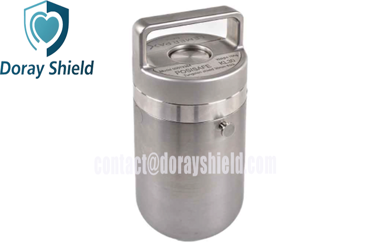Tunsten Radioactive Drugs Container - DorayShield