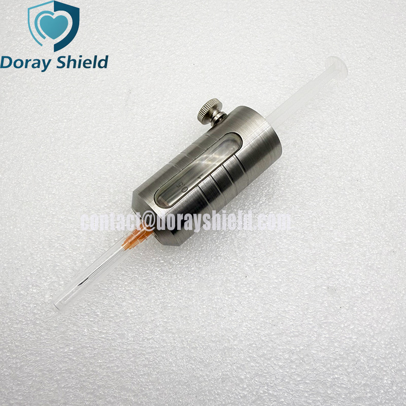 Screw-type Tungsten Injection Shield With 2mm Wall Thickness - DorayShield